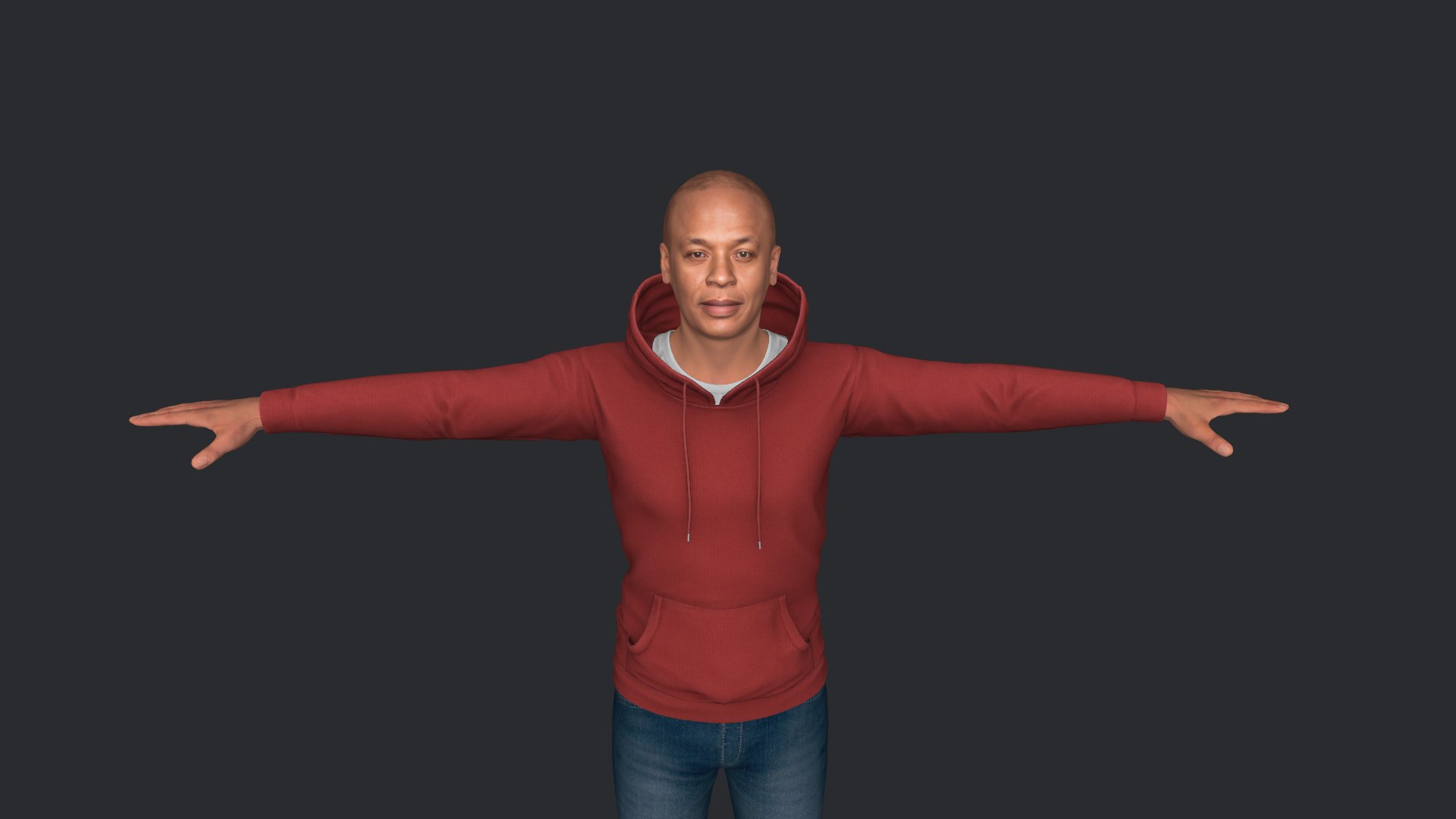 3D Dr Dre Hyper Realistic Full Body Fully Rigged Character - TurboSquid ...