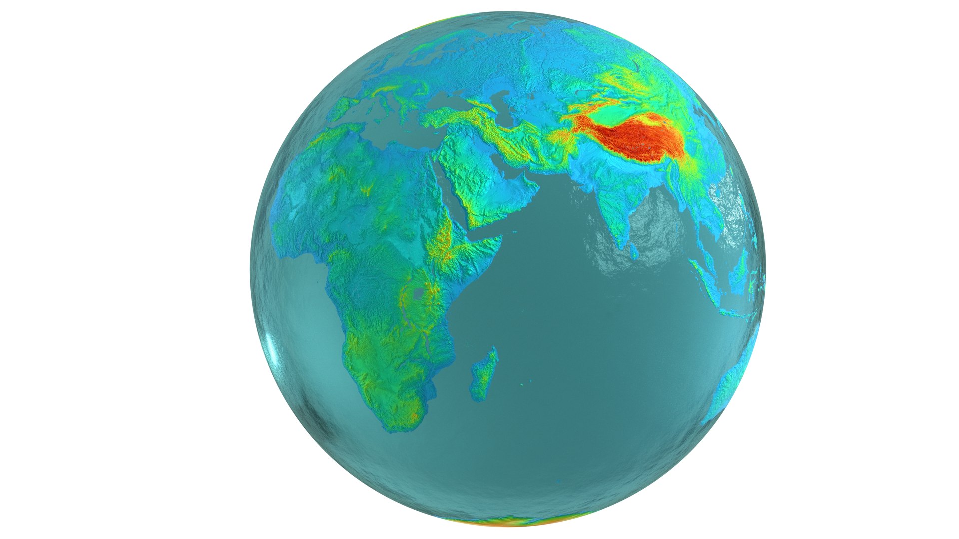 Earth Water 3D Globe Heightmap Shade 3D - TurboSquid 2347551
