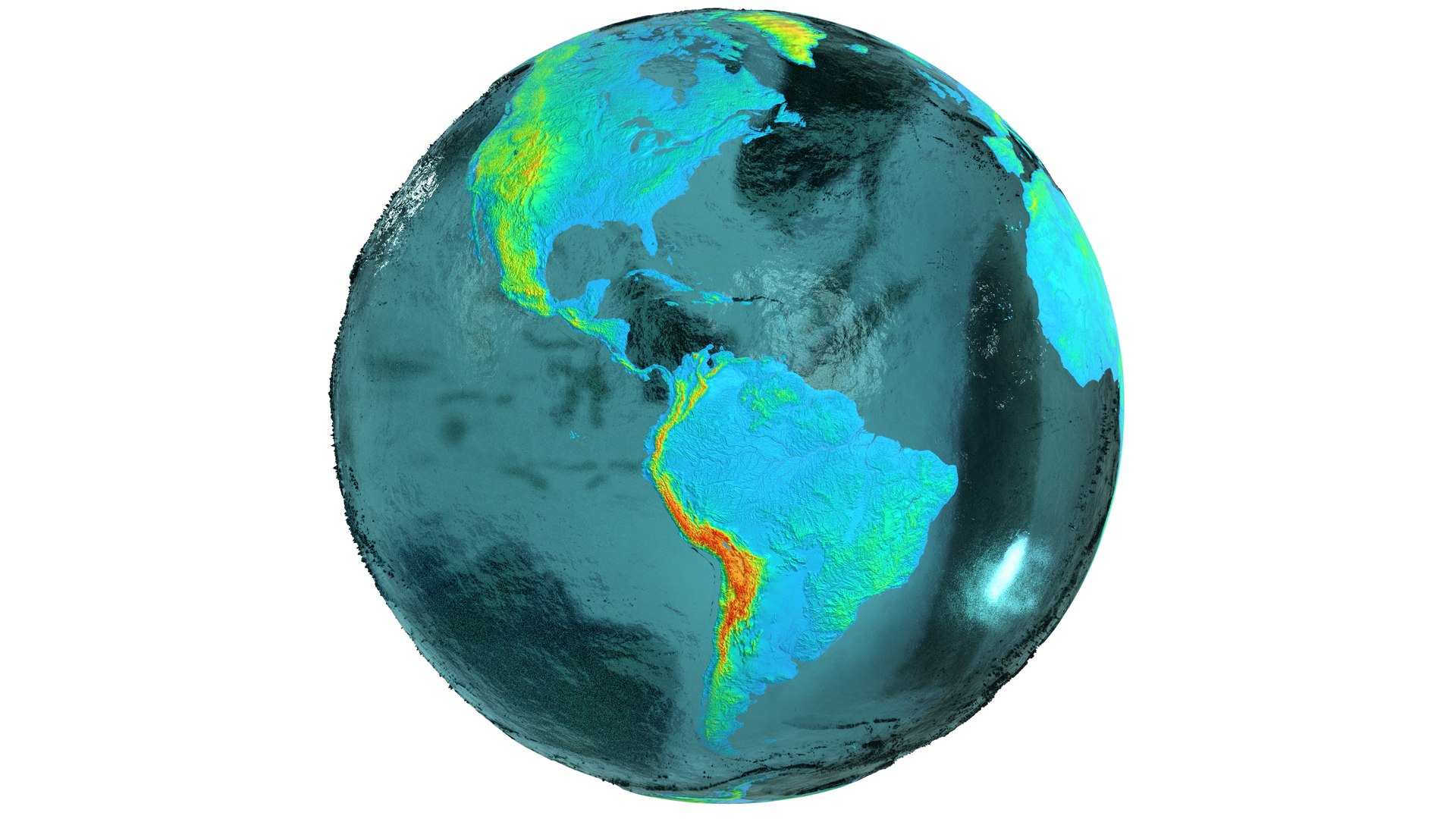 Earth Water 3D Globe Heightmap Shade 3D - TurboSquid 2347551