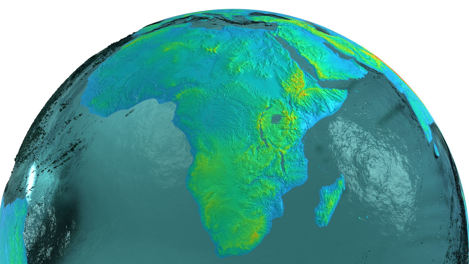 Earth Water 3D Globe Heightmap Shade 3D - TurboSquid 2347551