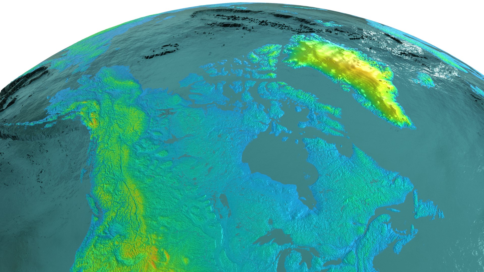 Earth Water 3D Globe Heightmap Shade 3D - TurboSquid 2347551
