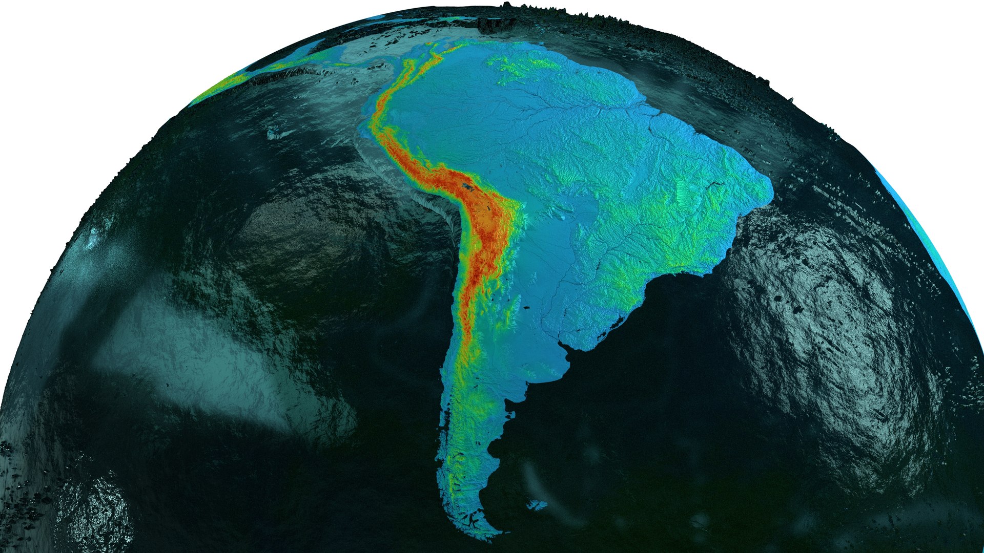 Earth Water 3D Globe Heightmap Shade 3D - TurboSquid 2347551