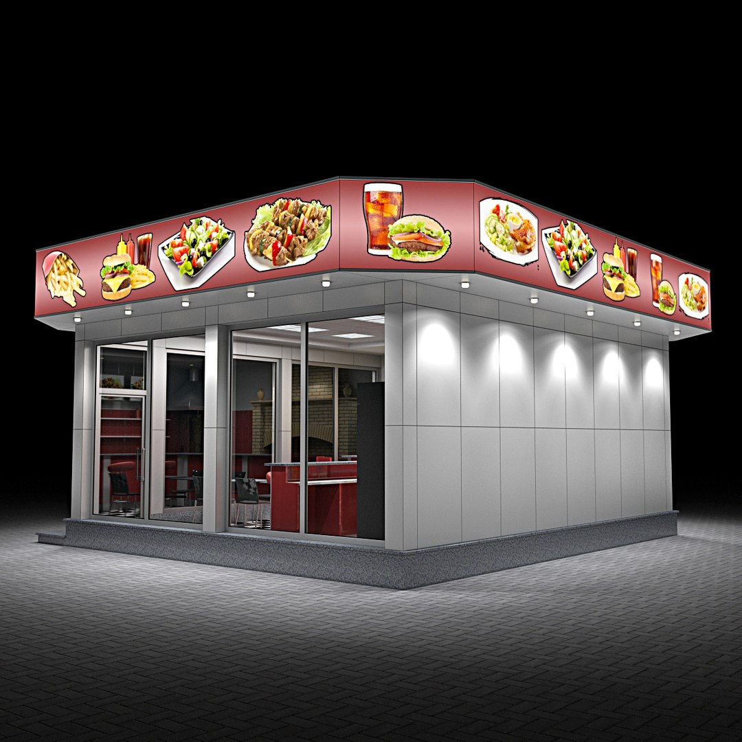 3d Max Fast Food