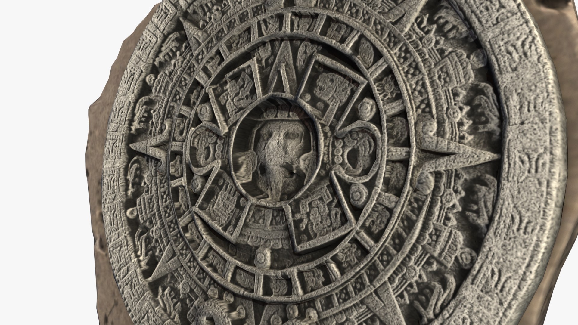 3D Aztec Calendar - TurboSquid 1377850