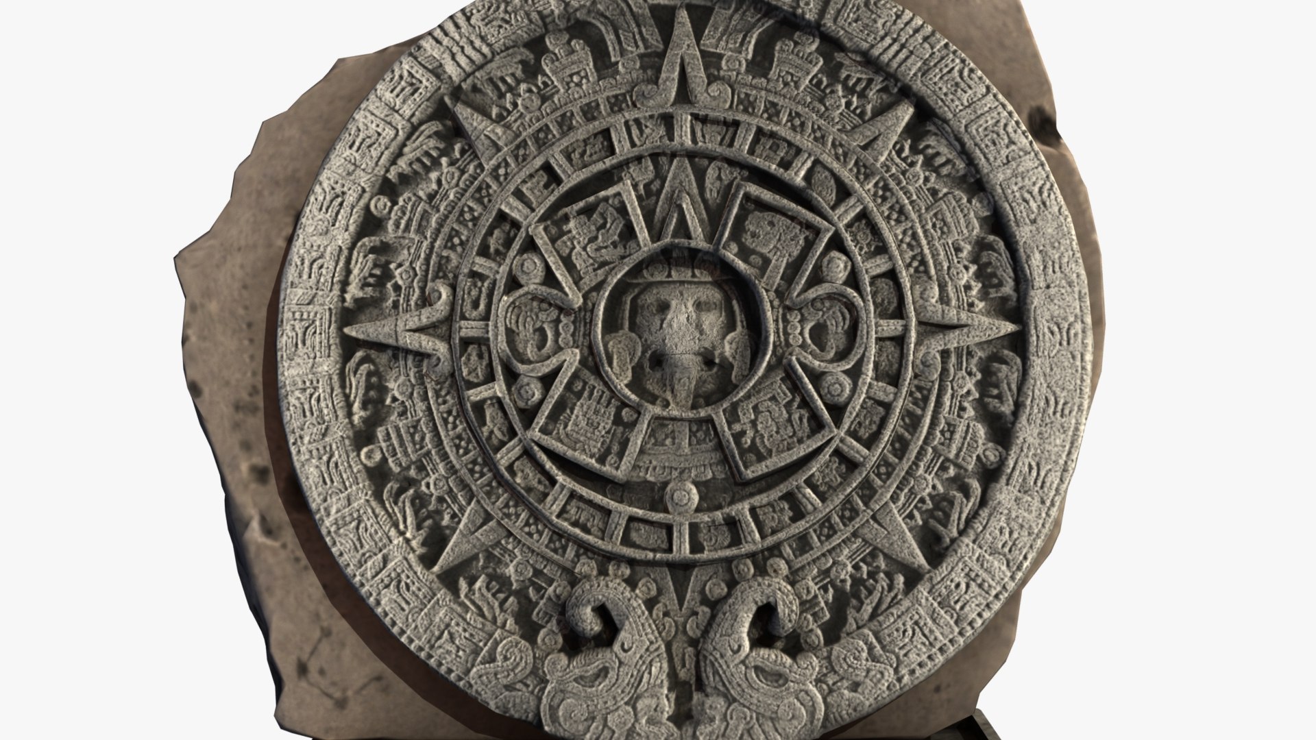 3D Aztec Calendar - TurboSquid 1377850