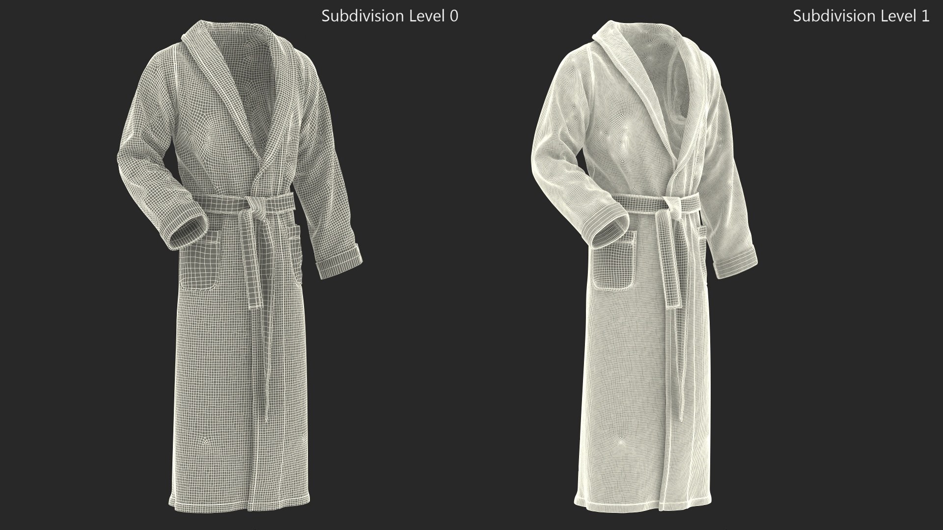 Spa Bathrobe 3D Model - TurboSquid 2130539