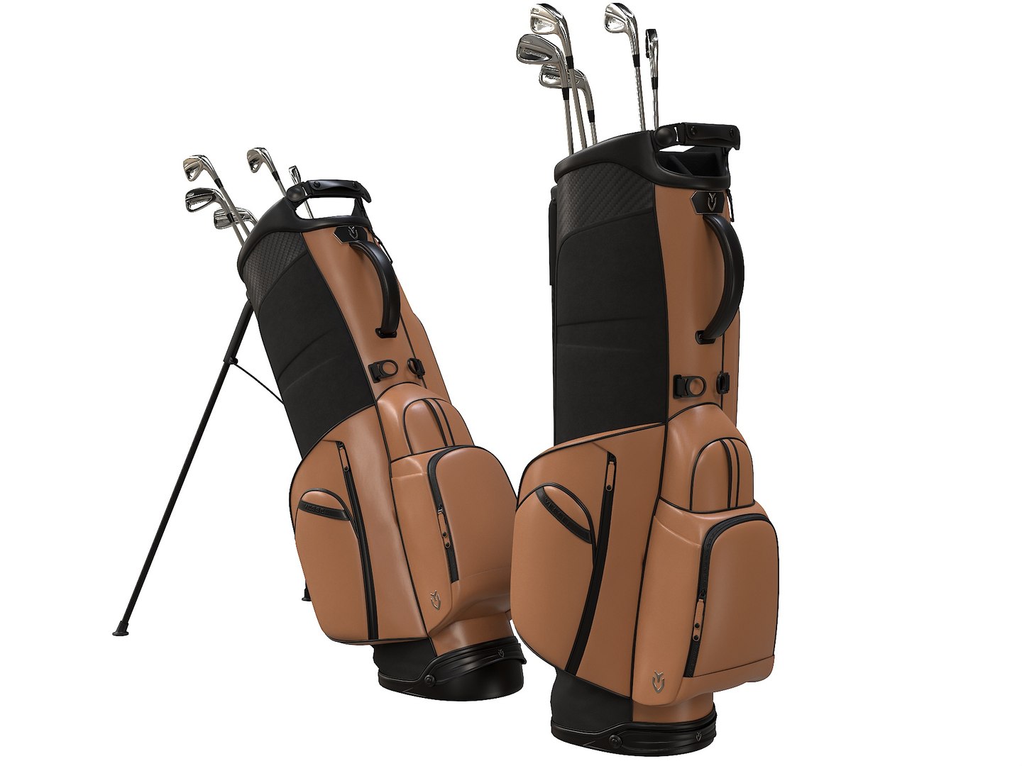 Golf Bag Vessel Player IV Pro Brown 3D model - TurboSquid 2182699