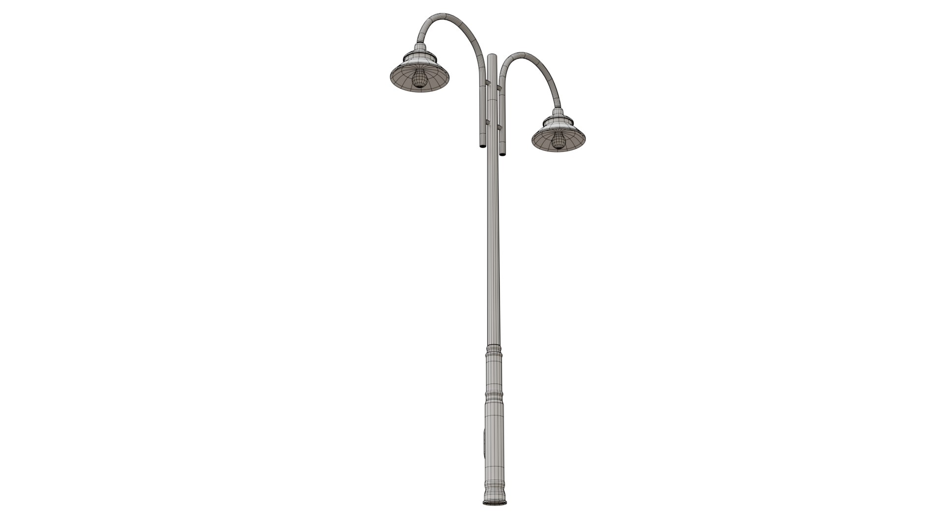 Street Lamp Double V2 3D Model - TurboSquid 2134290