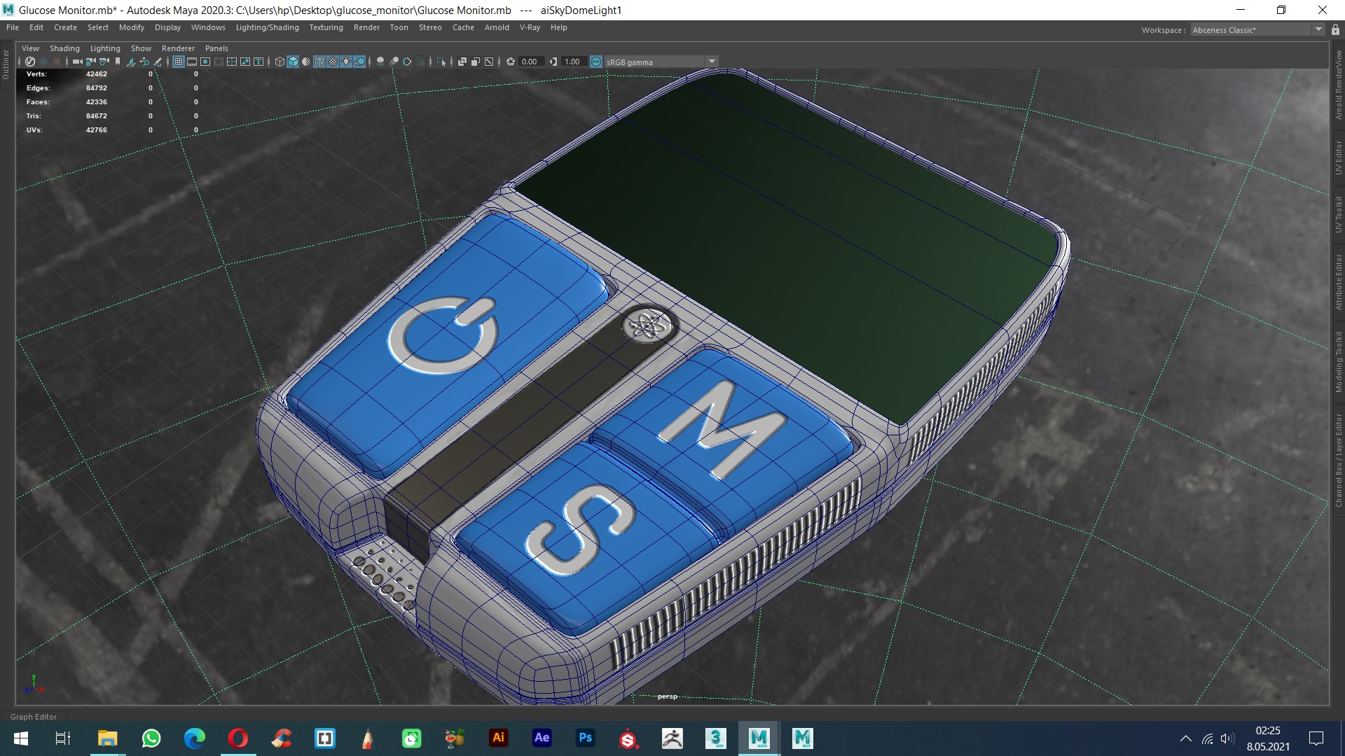 3D Glucose Monitor Set - TurboSquid 1729730