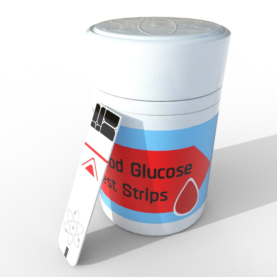 3D Glucose Monitor Set - TurboSquid 1729730