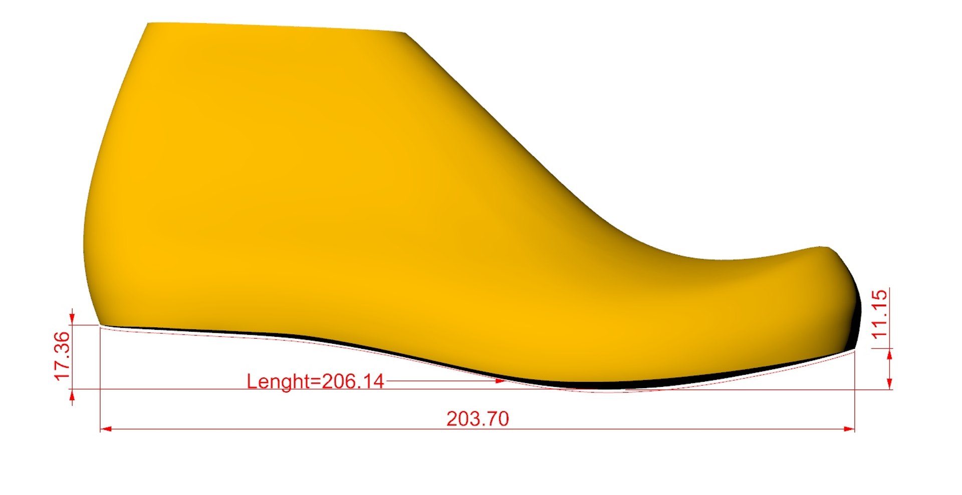 Children Shoe Last 3D Model - TurboSquid 2229022