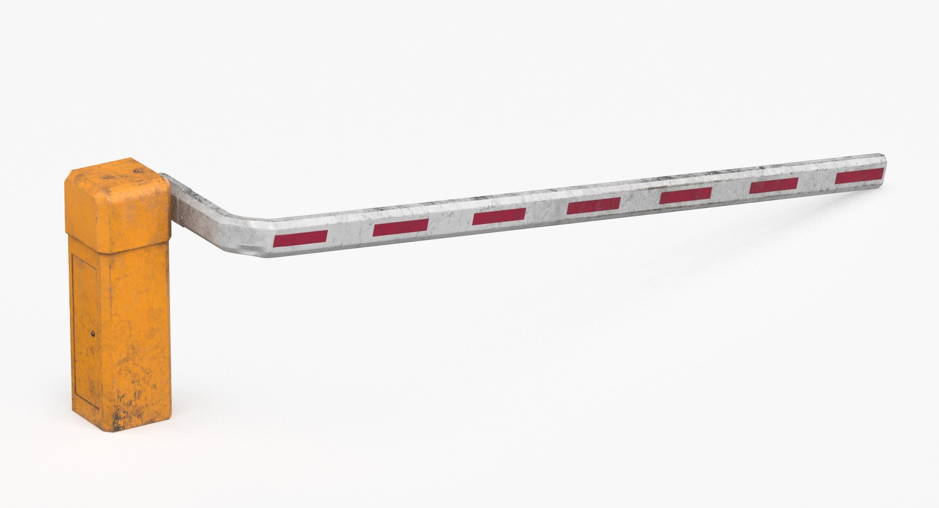 Boom Gate Damaged 3D - TurboSquid 1875351