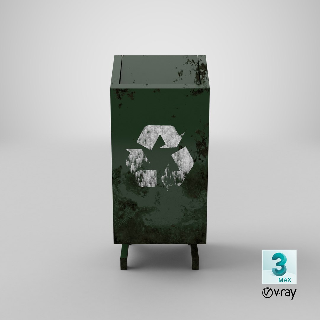 3D Model Rubbish Bin - TurboSquid 1240667