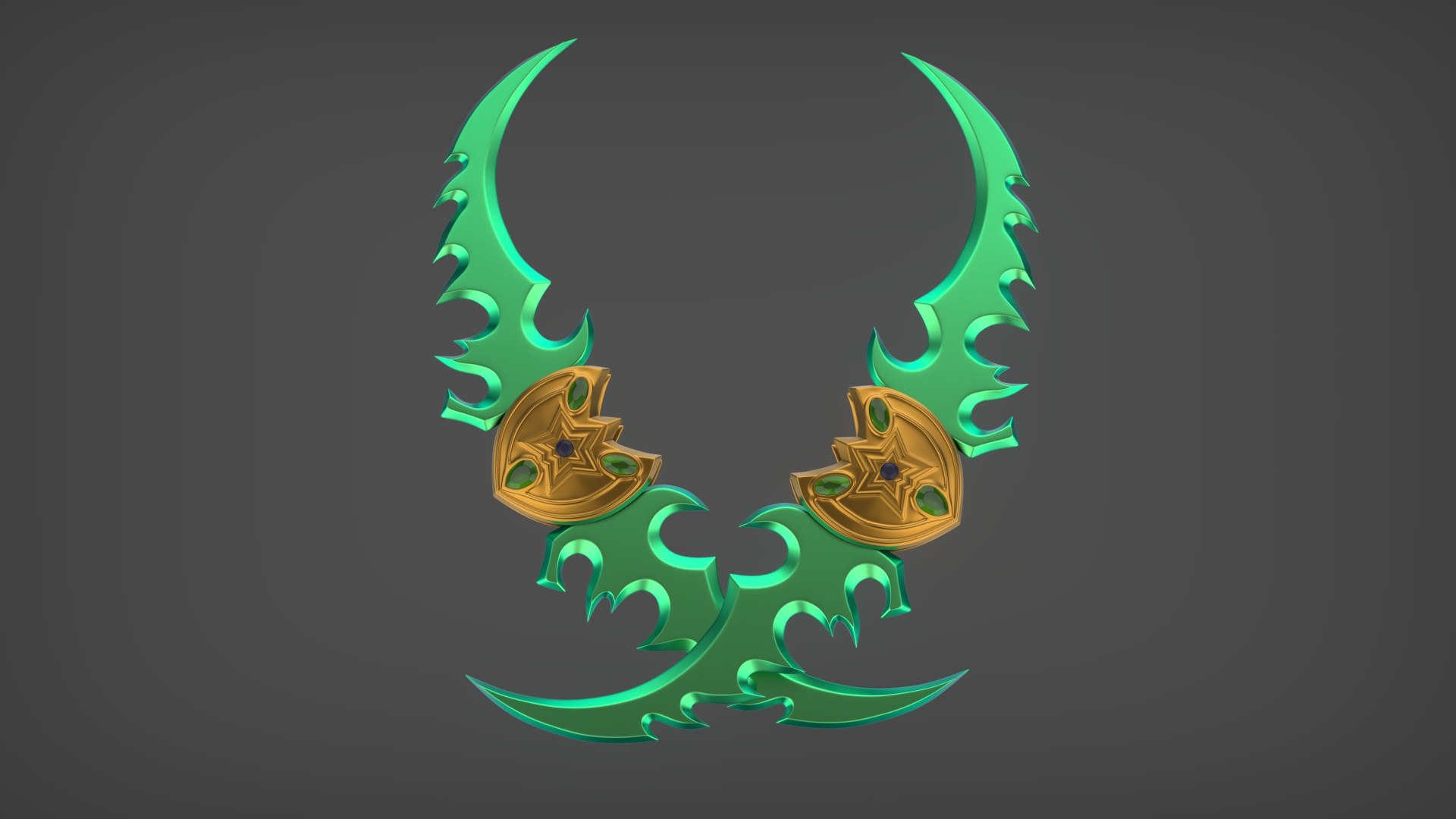 3D Model Warglaive Azzinoth WOW Illidan Stormrage Warcraft Glaive ...
