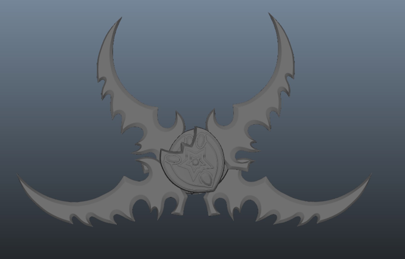 3D Model Warglaive Azzinoth WOW Illidan Stormrage Warcraft Glaive ...