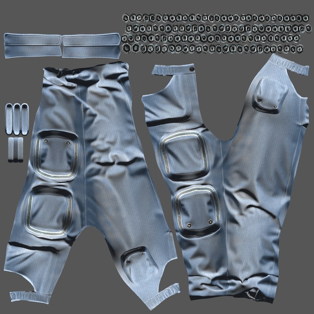 Pants With Volumetric Pockets 3D - TurboSquid 1965113
