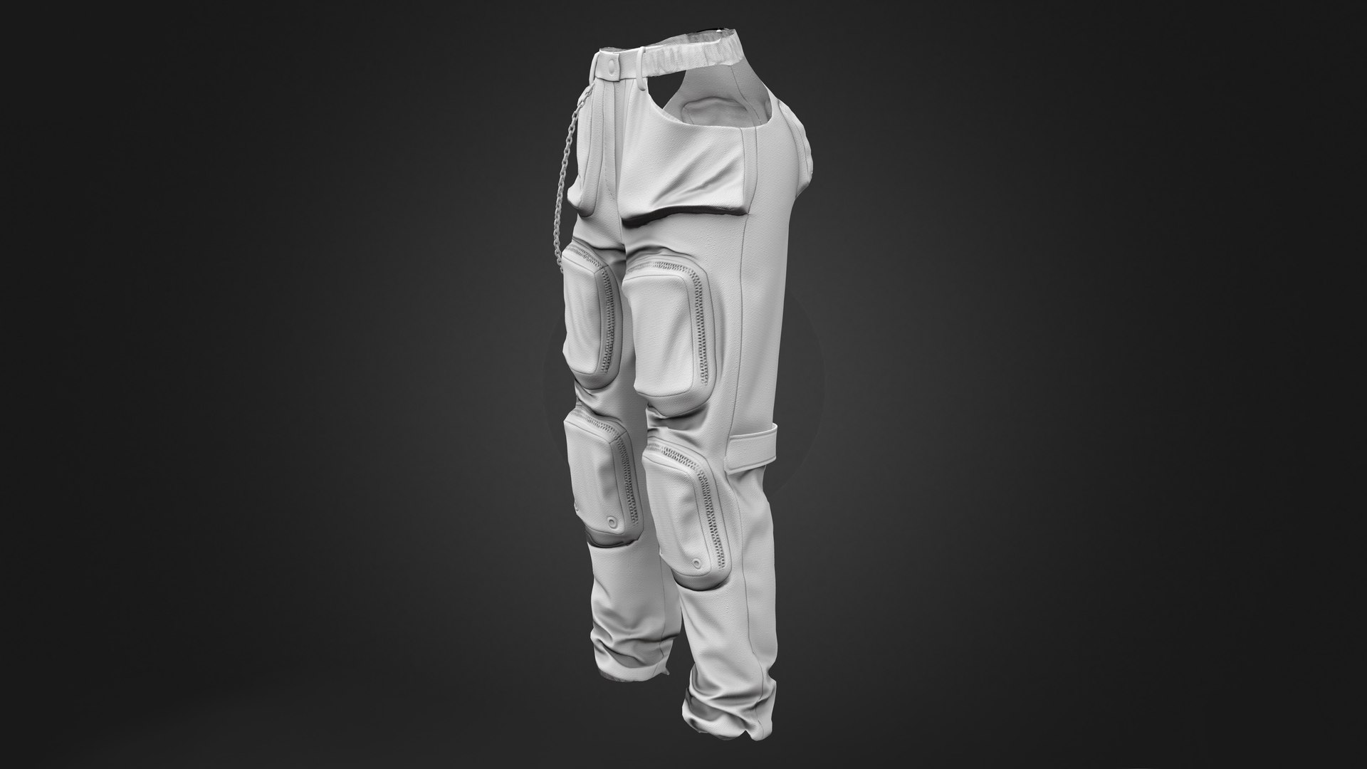 Pants With Volumetric Pockets 3D - TurboSquid 1965113