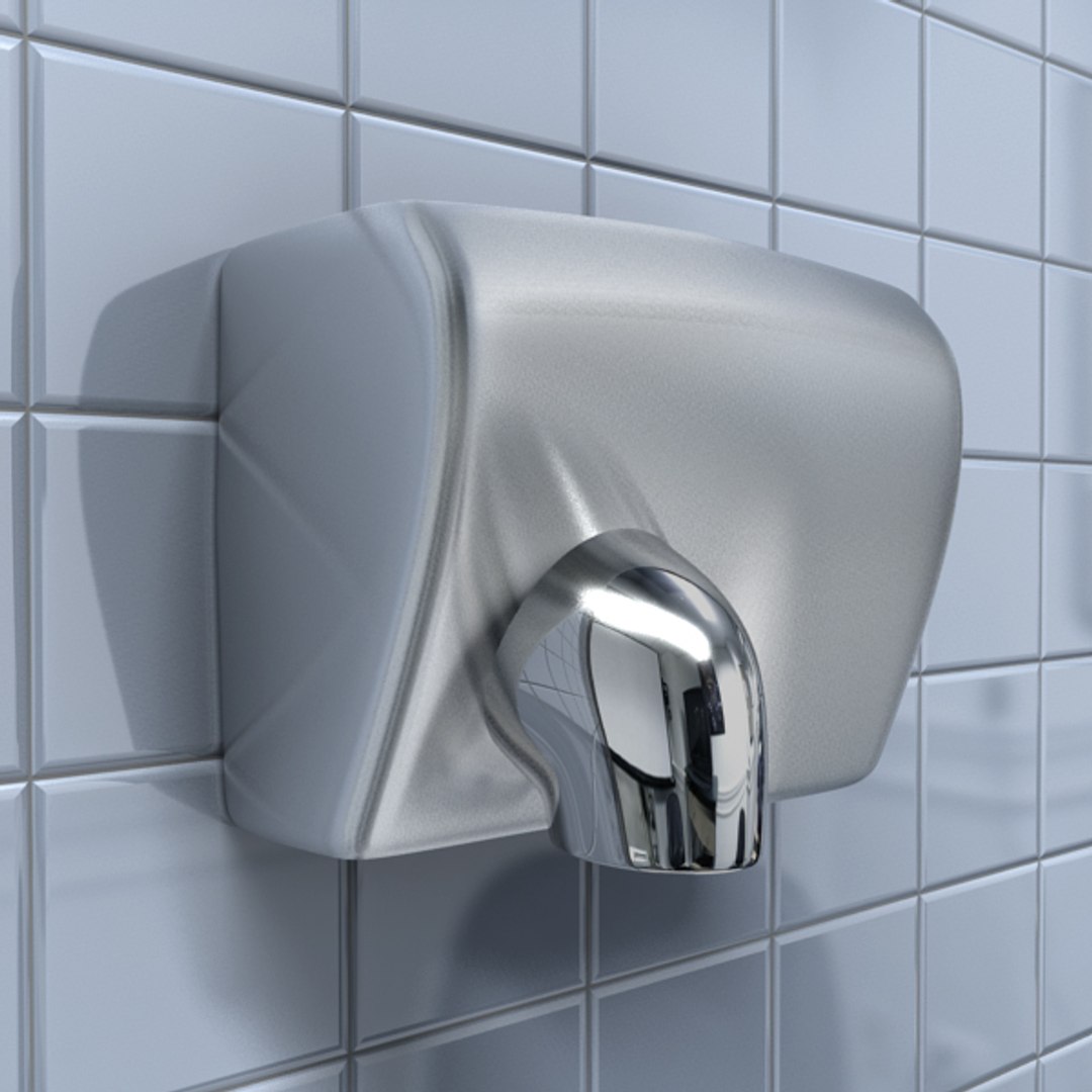 3d 3 modern hand dryers