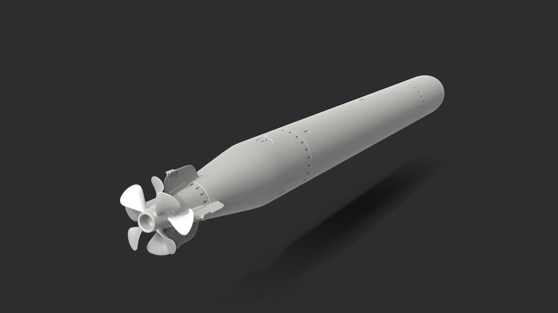 3D 21-inch Above Water Torpedo Tubes Model - TurboSquid 1920277