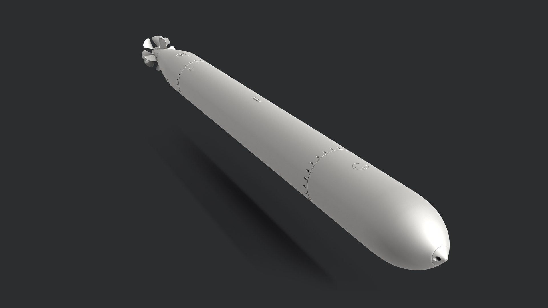 3D 21-inch above water torpedo tubes model - TurboSquid 1920277