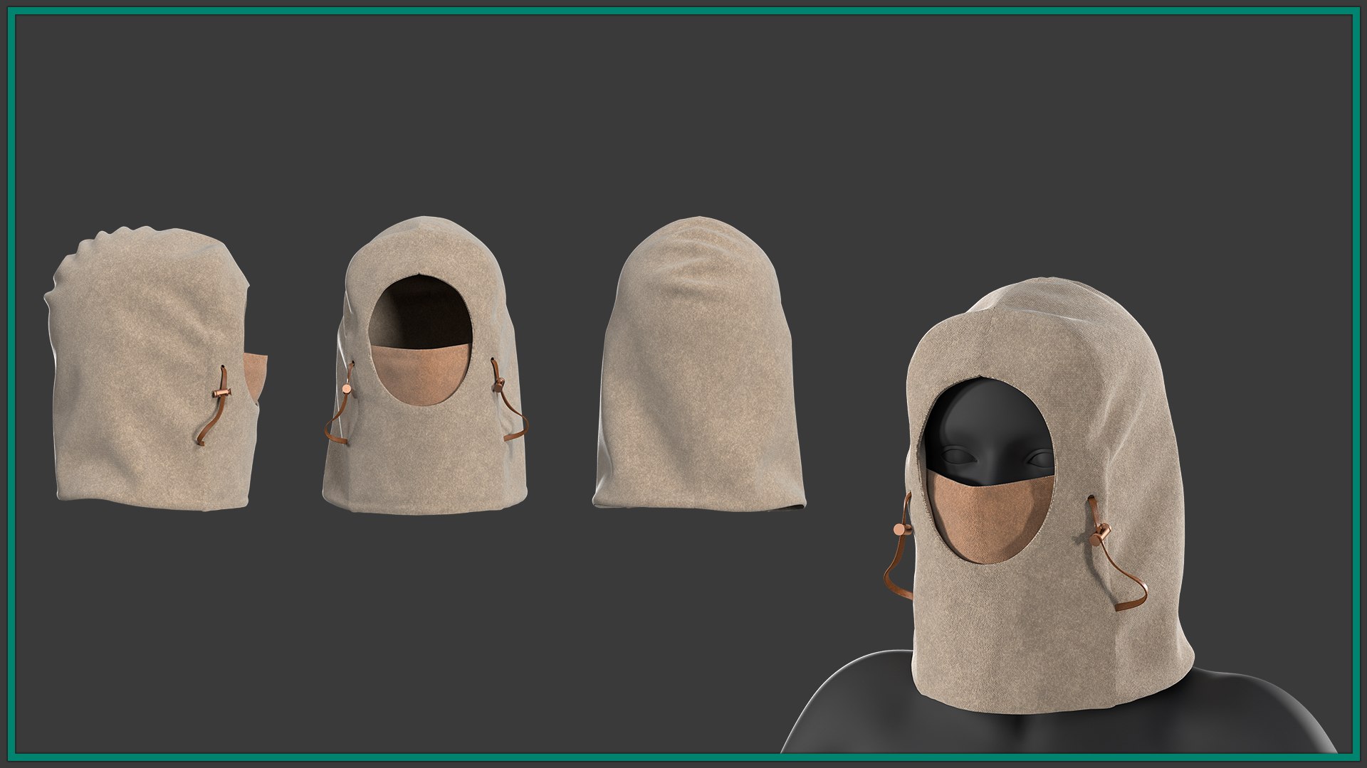 10 Female Balaclava 3D - TurboSquid 2407062