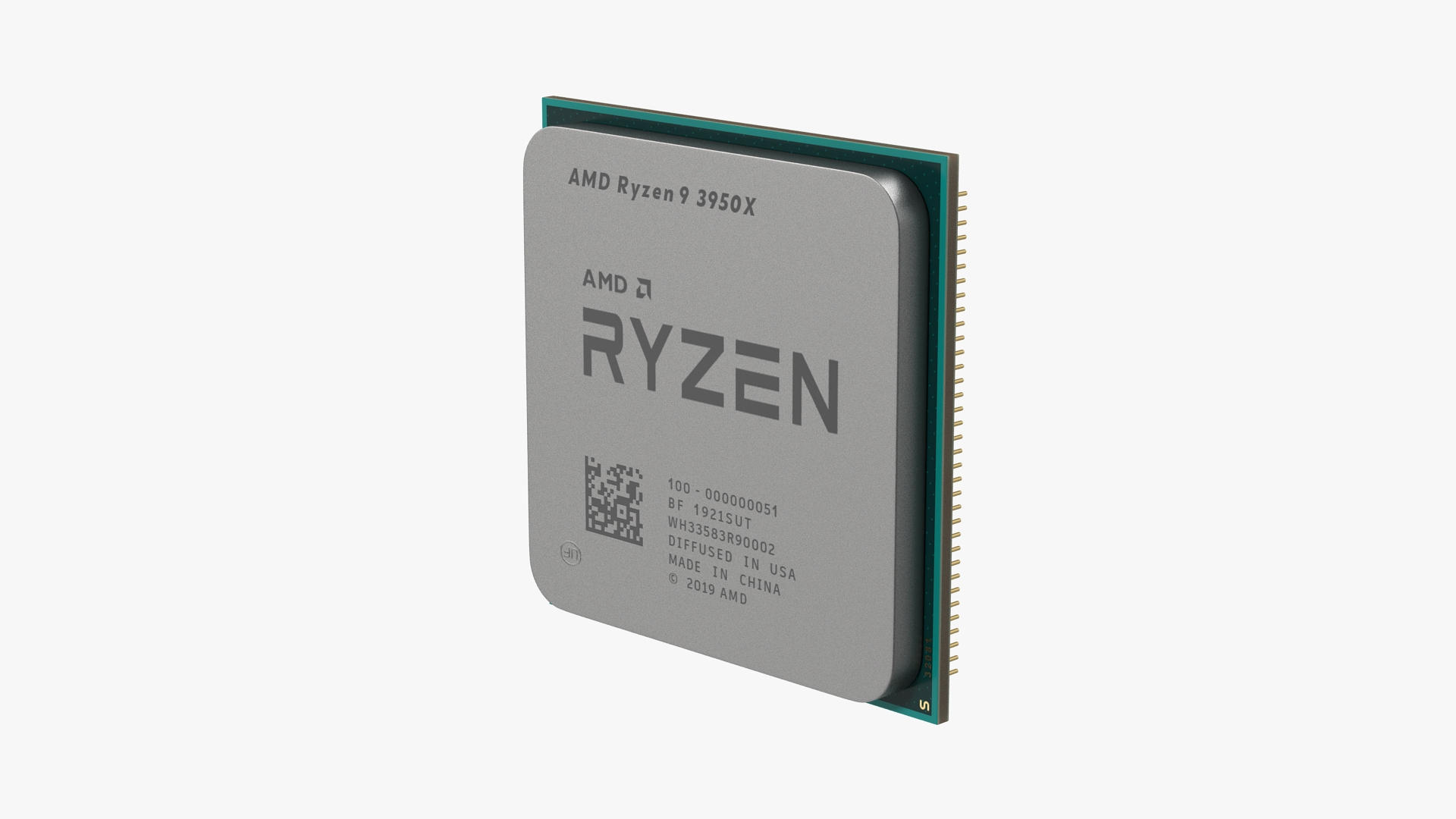 Amd Ryzen 9 Cpu Model - TurboSquid 1434227