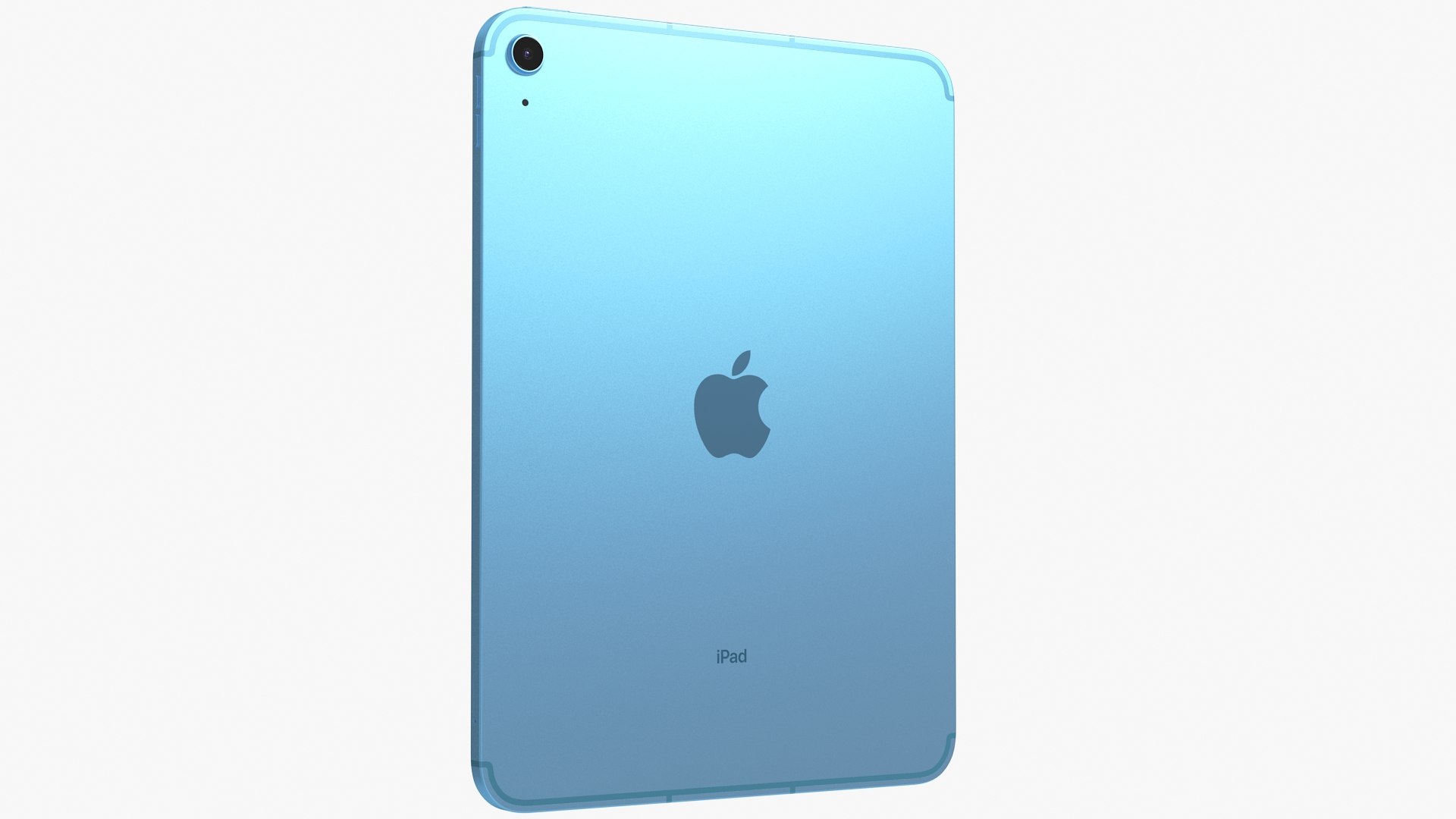 Apple IPad 2022 10th Gen WiFi-Cellular With Pencil Blue 3D Model ...