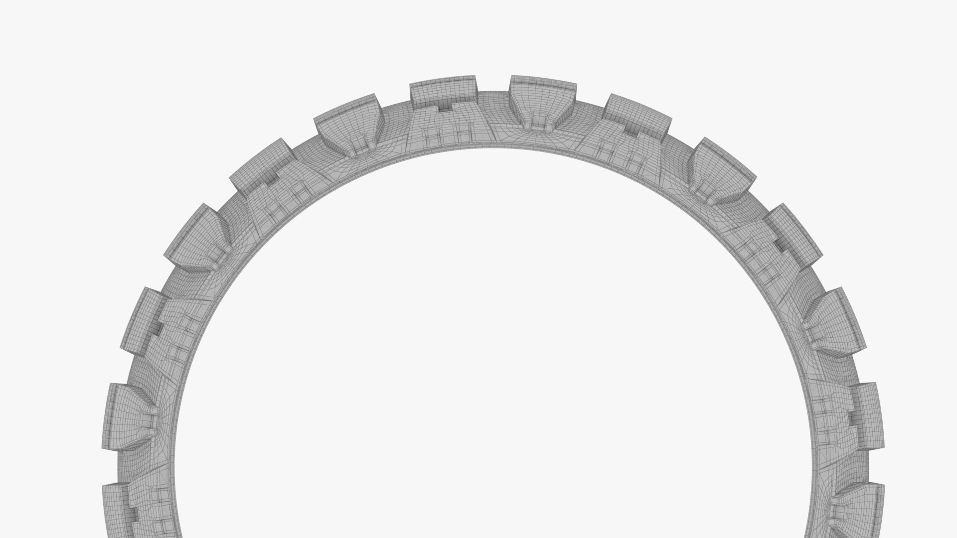 3D Model Tyre Pattern Ring - TurboSquid 2010341