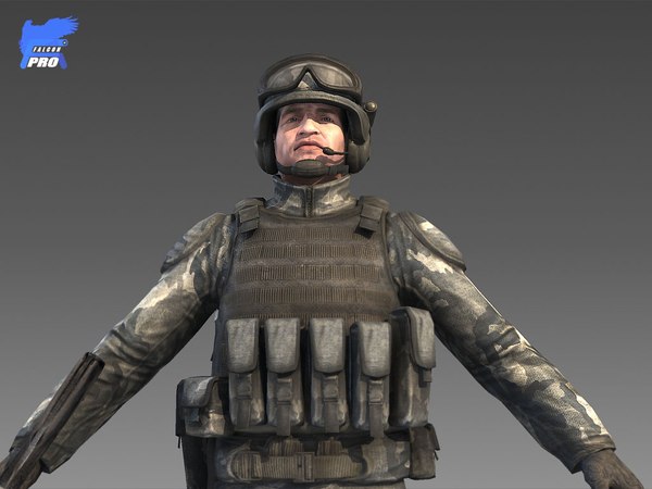 universal soldier 3d model