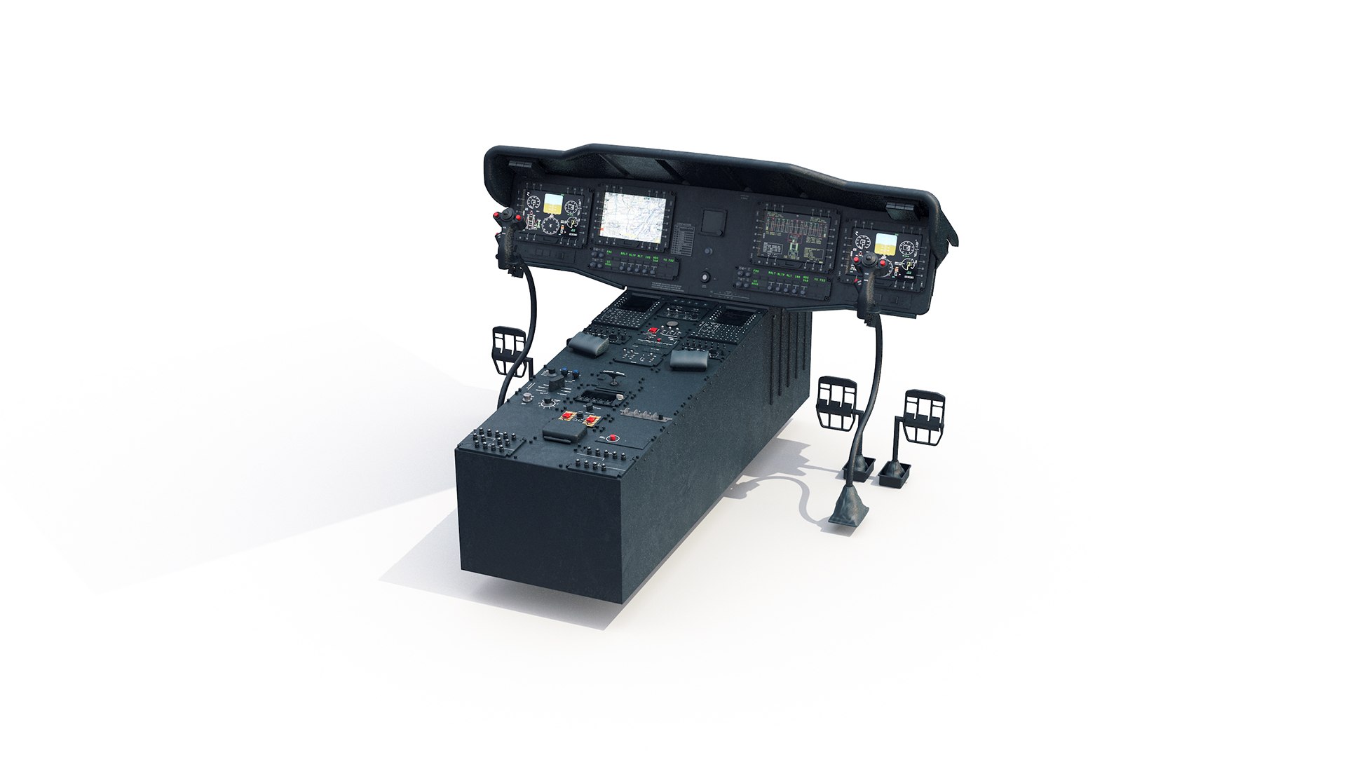 3D UH 60M Digital Dashboard - TurboSquid 2172490