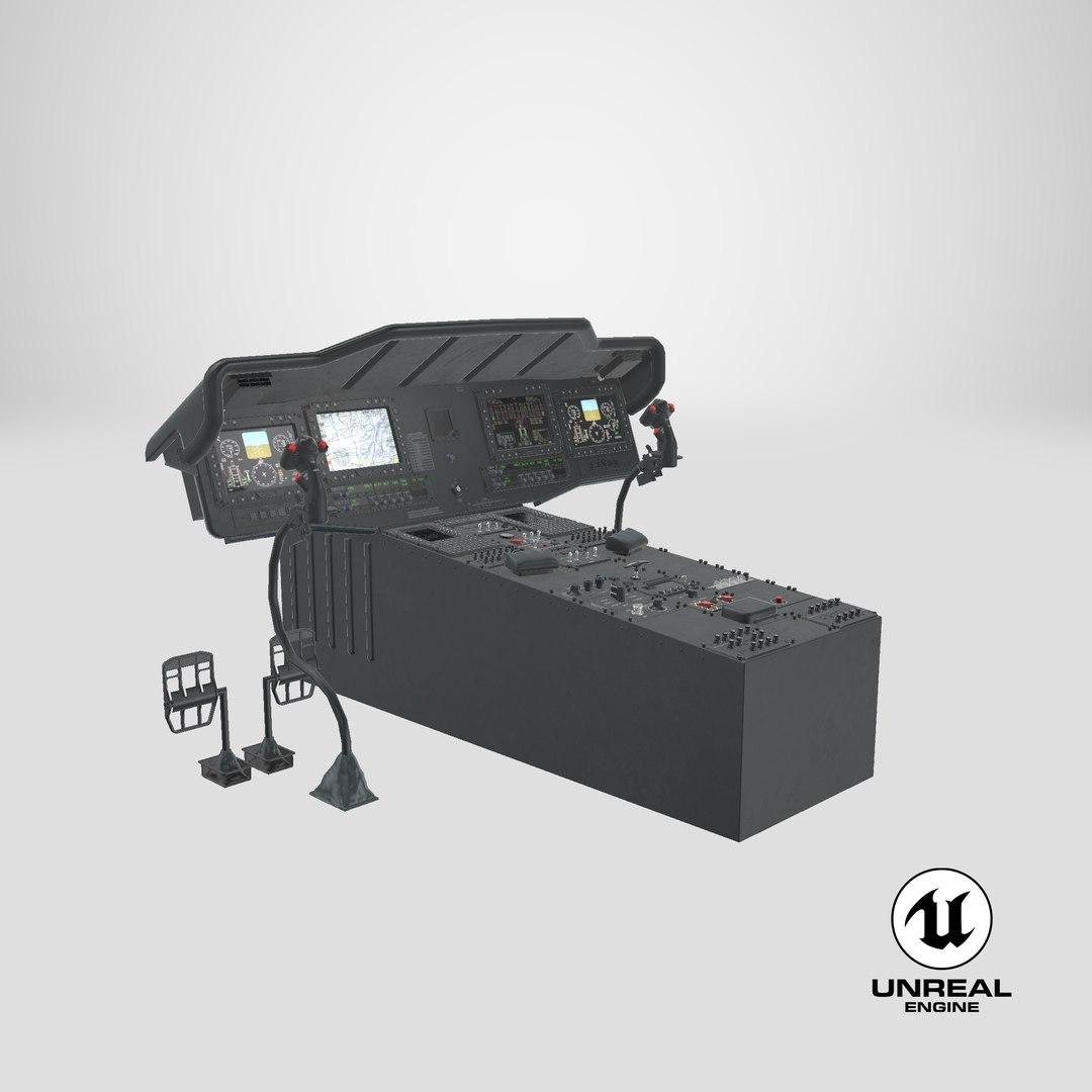 3D UH 60M Digital Dashboard - TurboSquid 2172490