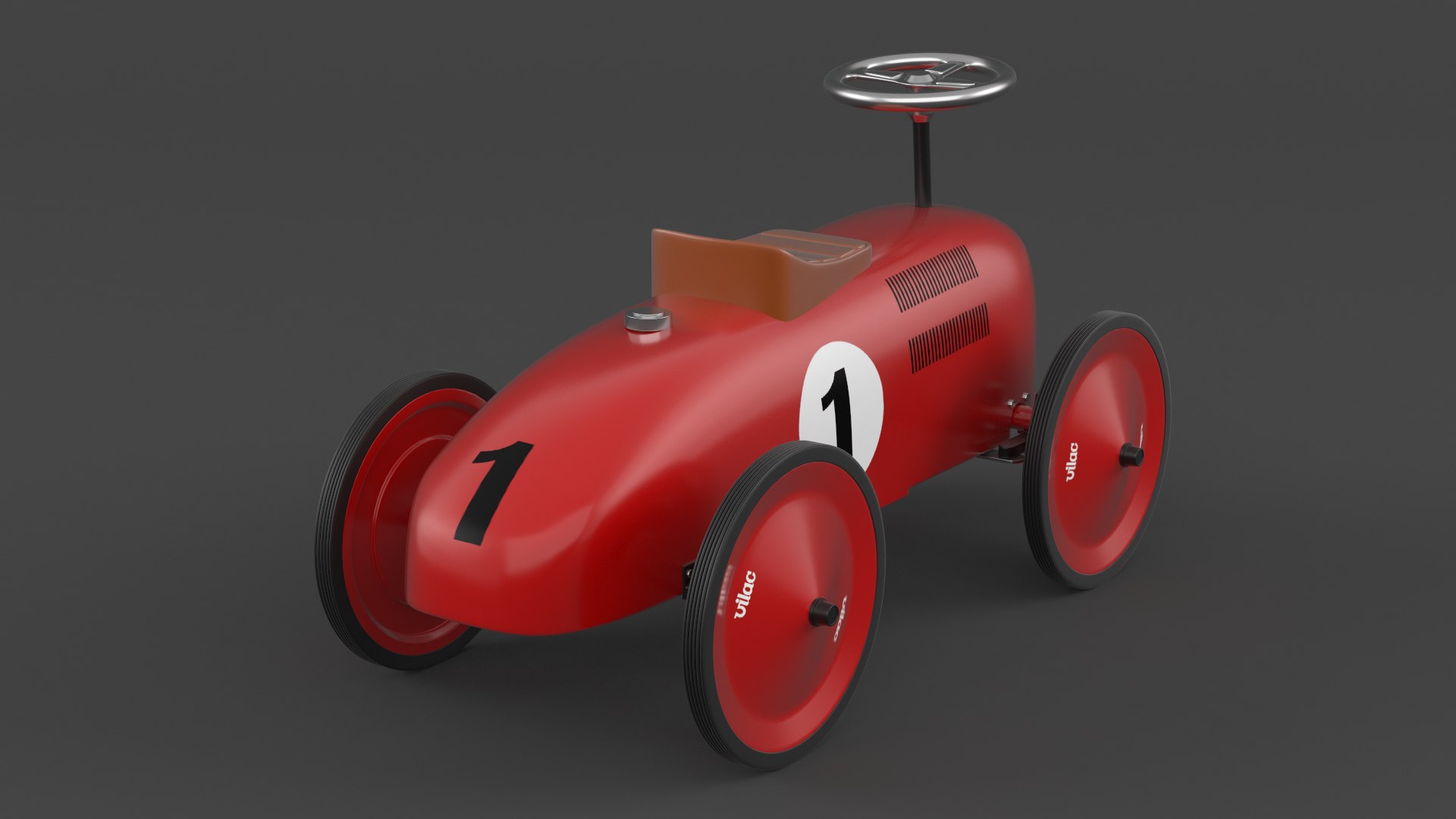 Retro Push Car model - TurboSquid 2030064
