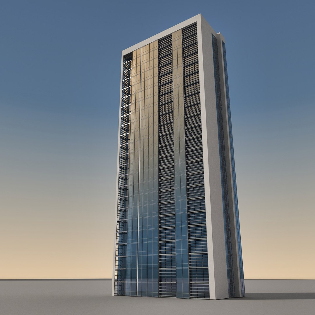 3d Modern Building Model