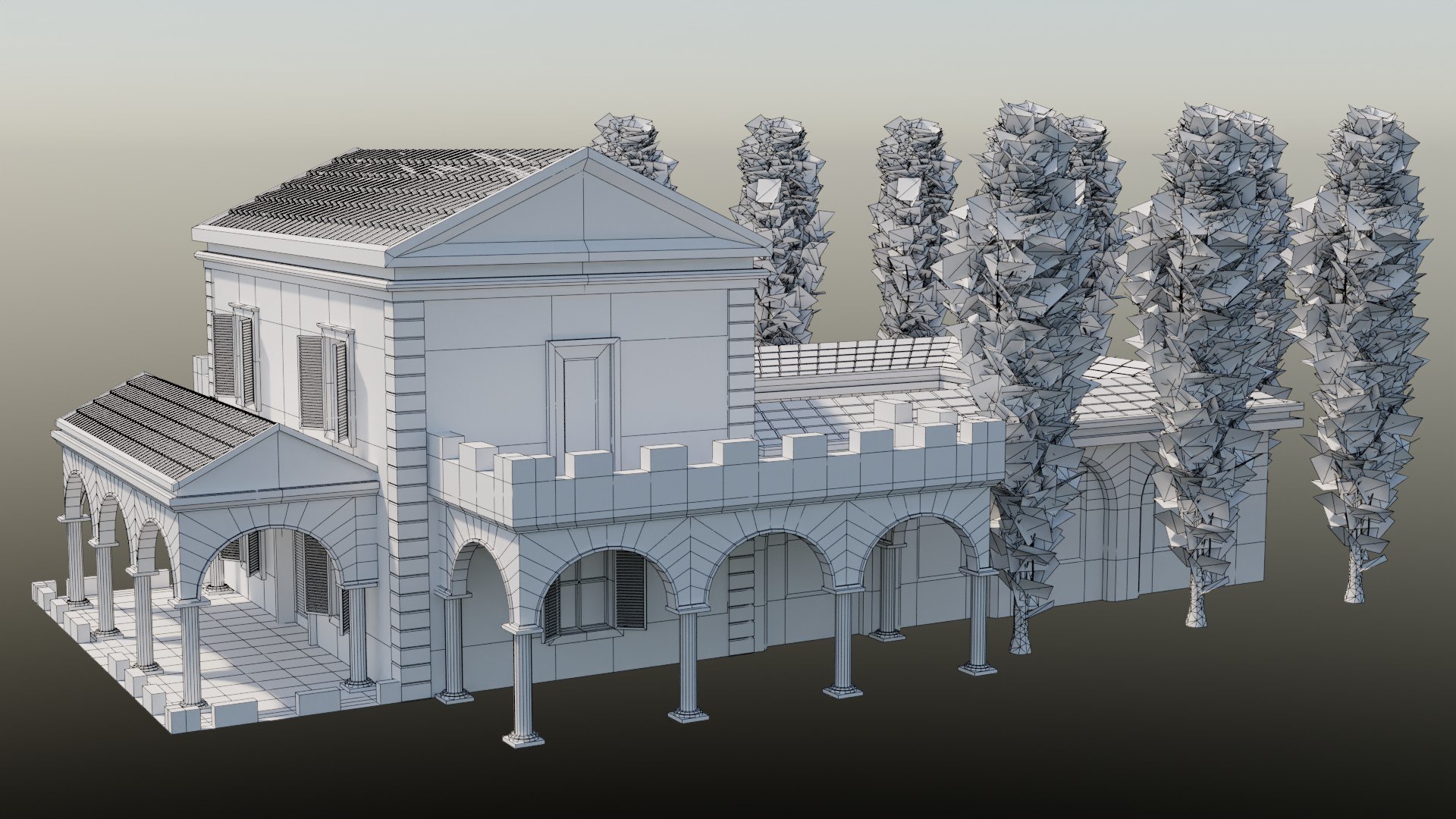 Ancient Roman House 06 3D Model - TurboSquid 2191743