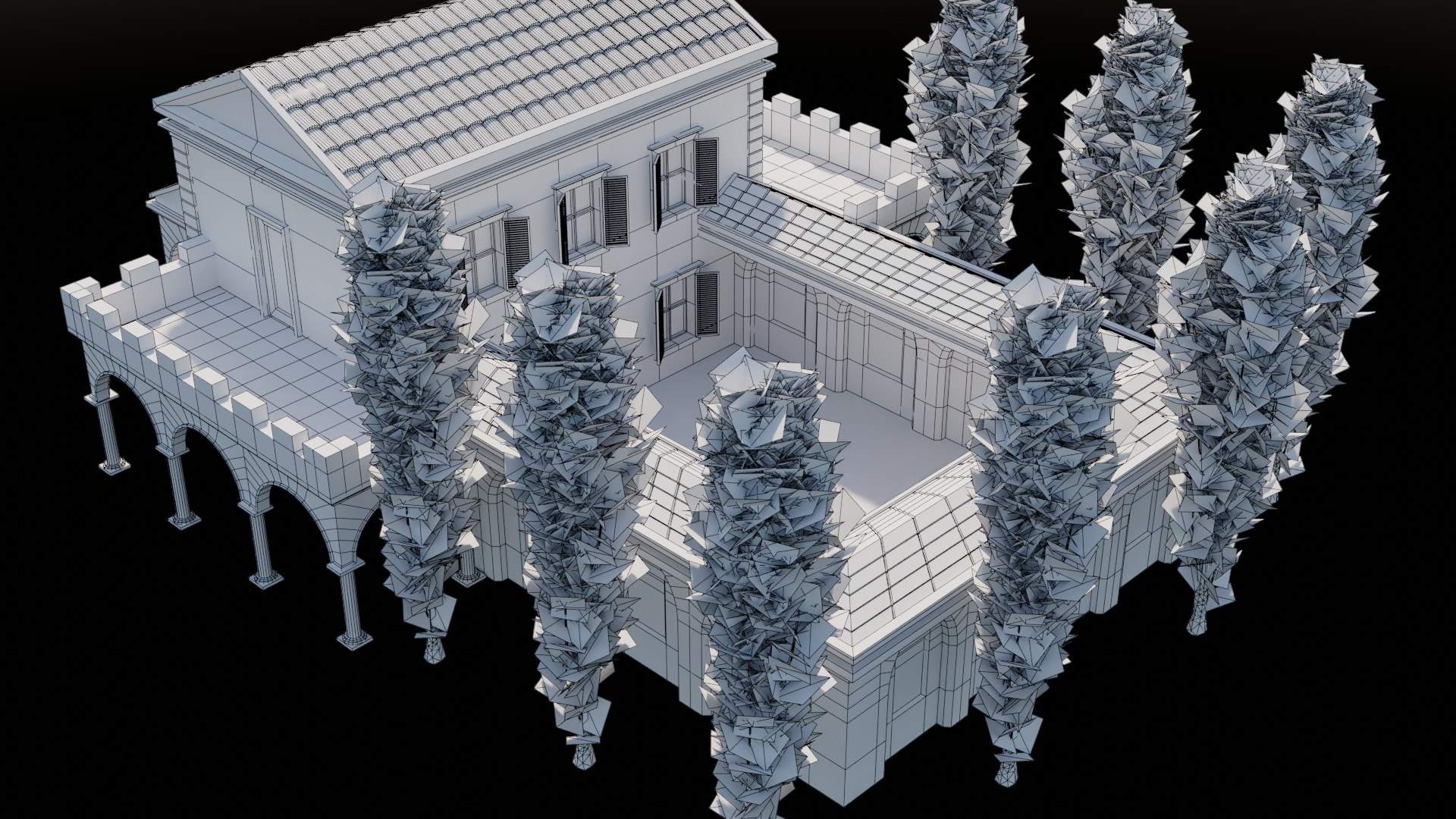 Ancient Roman House 06 3D Model - TurboSquid 2191743