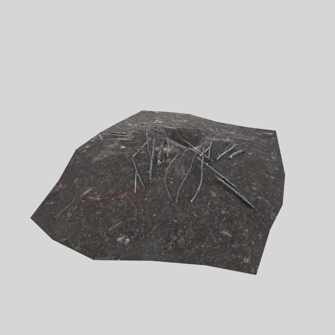 Low-poly Burrow Ground 3D Model - TurboSquid 1546453