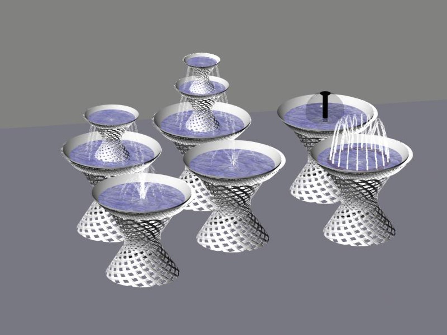 Maya Fountains Wicker