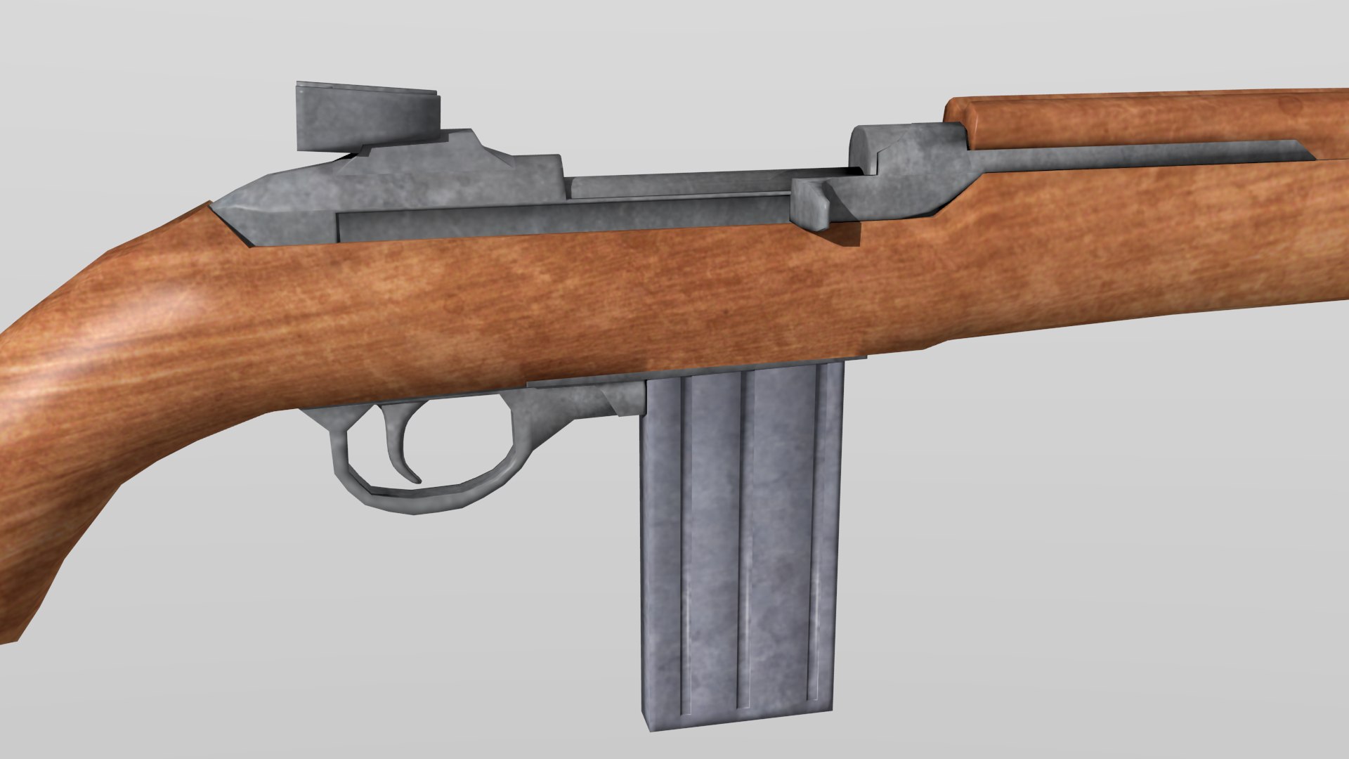3d Model M1 Carbine