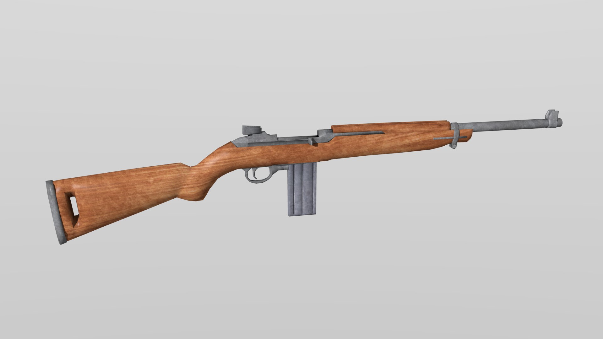3d Model M1 Carbine