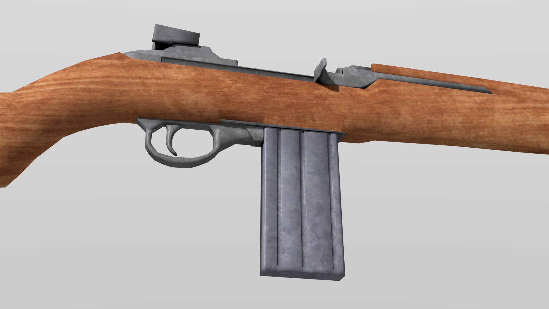 3d Model M1 Carbine