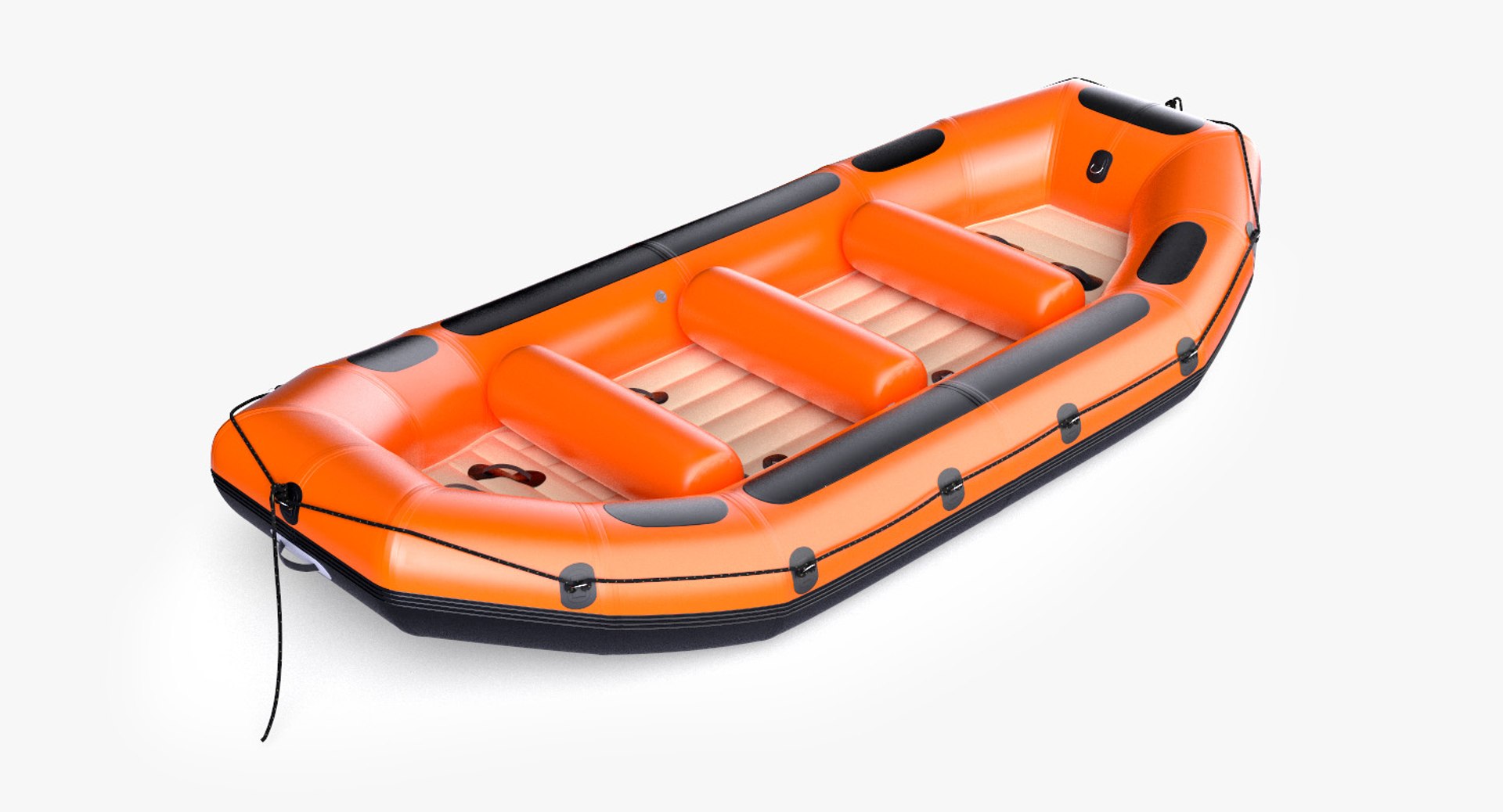 River raft generic 3D - TurboSquid 1348131