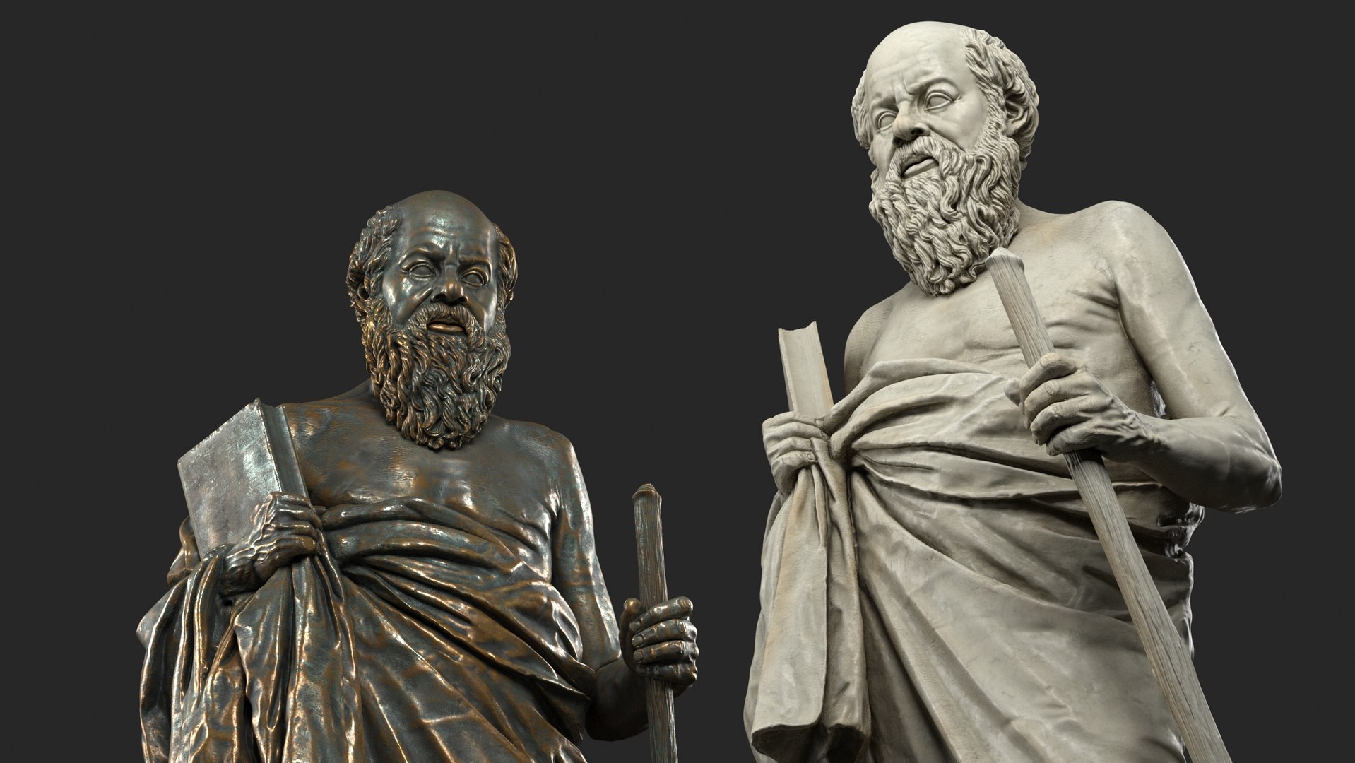 Socrates Sculpture 3D - TurboSquid 1893832