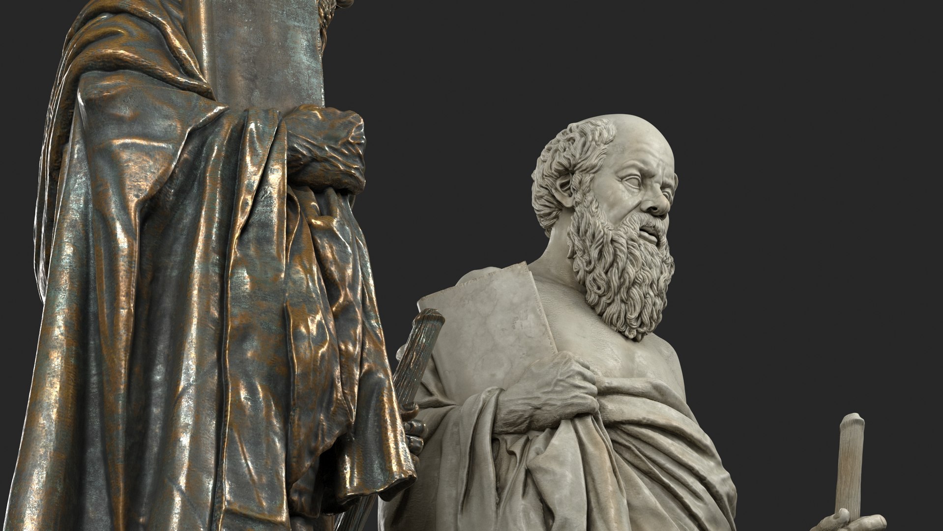 Socrates Sculpture 3D - TurboSquid 1893832
