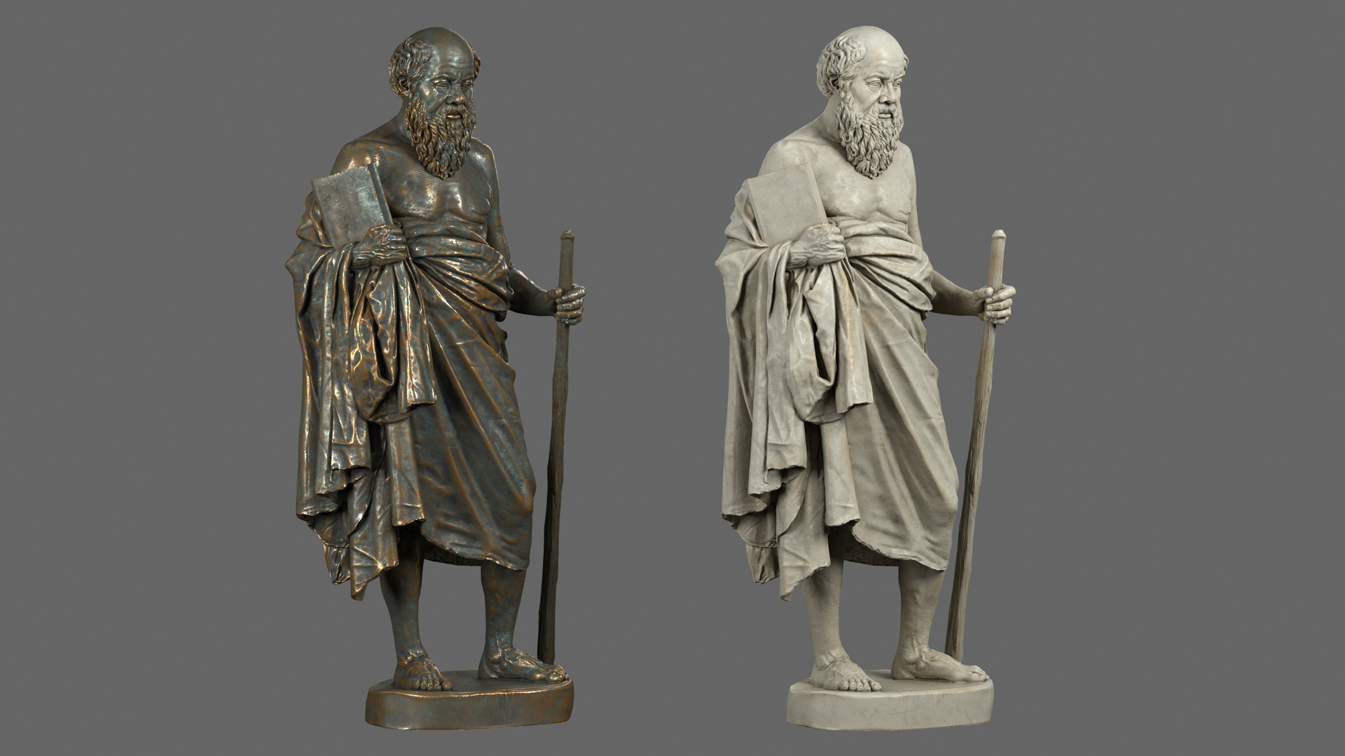 Socrates Sculpture 3D - TurboSquid 1893832