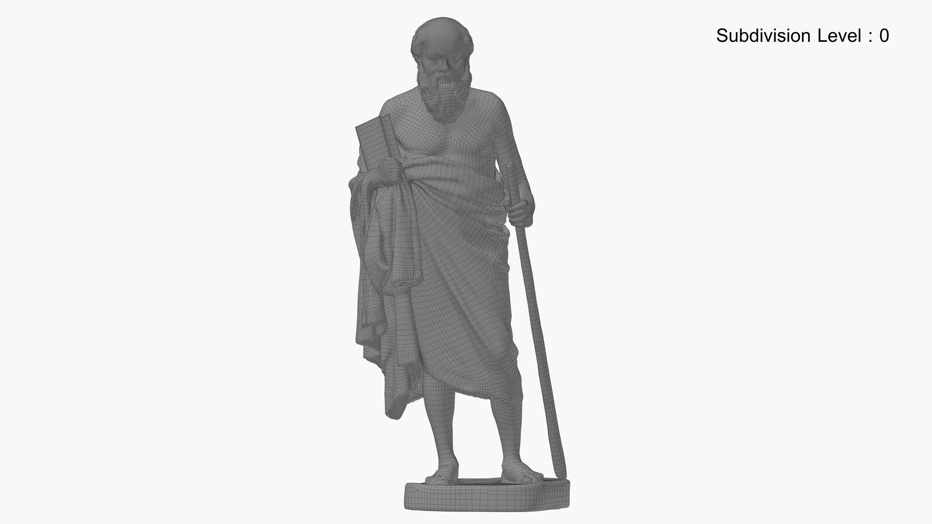 Socrates Sculpture 3D - TurboSquid 1893832