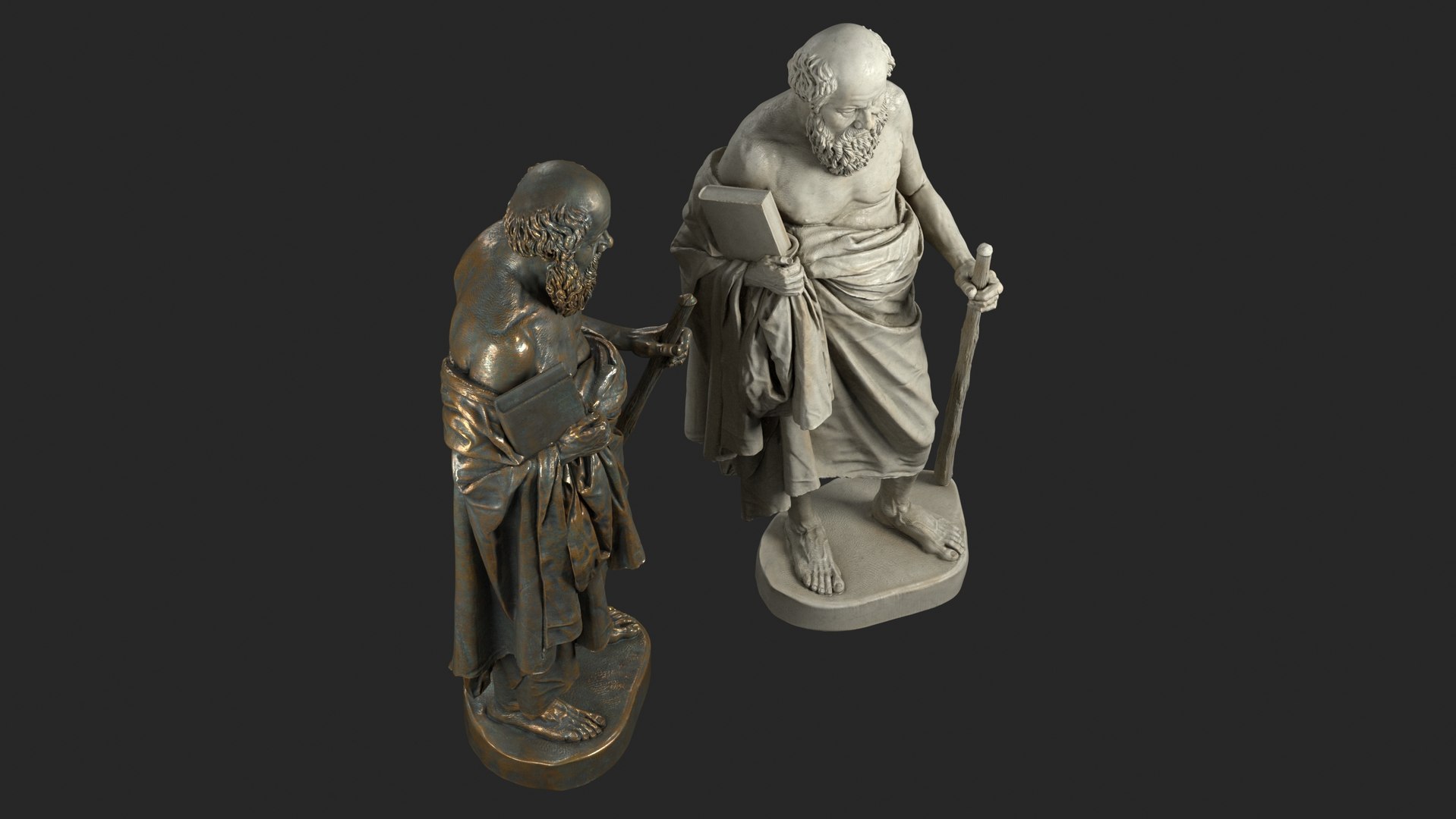 Socrates Sculpture 3D - TurboSquid 1893832