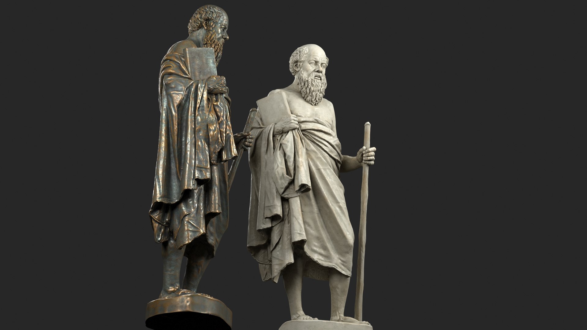 Socrates Sculpture 3D - TurboSquid 1893832