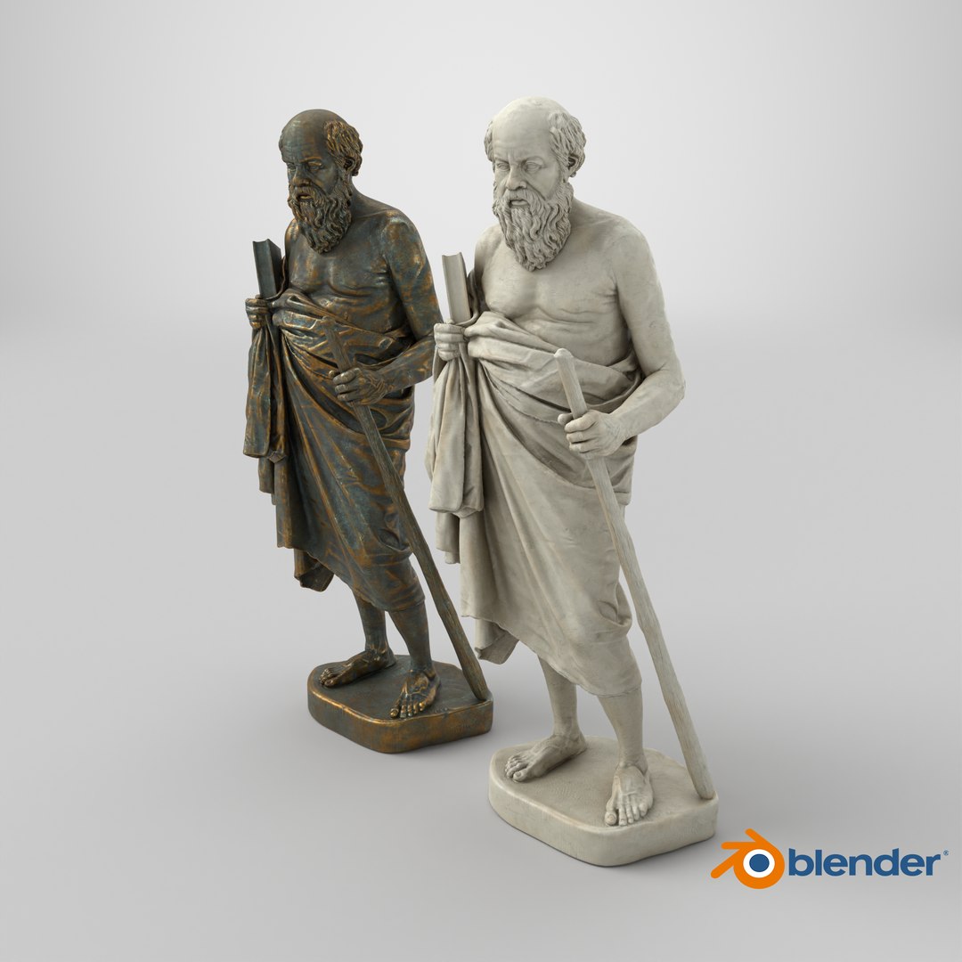 Socrates Sculpture 3D - TurboSquid 1893832