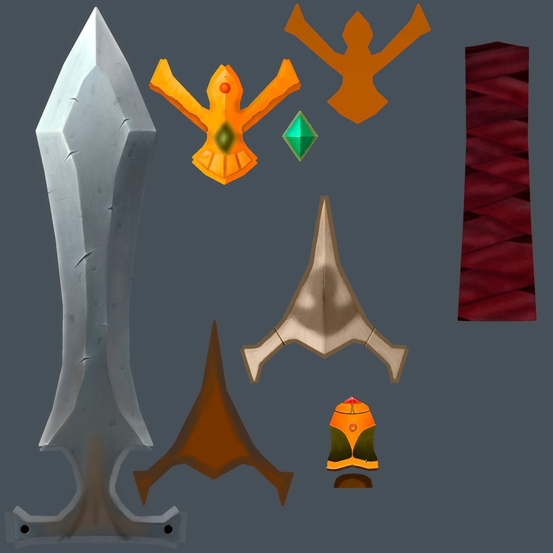 Sword Polys Model - TurboSquid 1229532