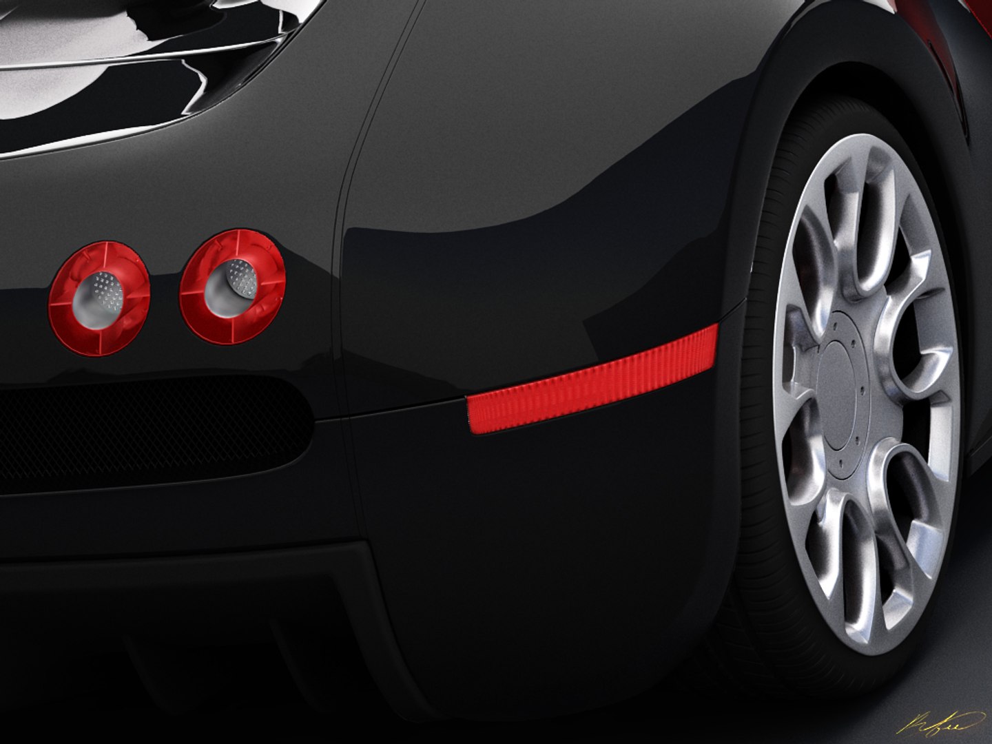 bugatti veyron 3d max